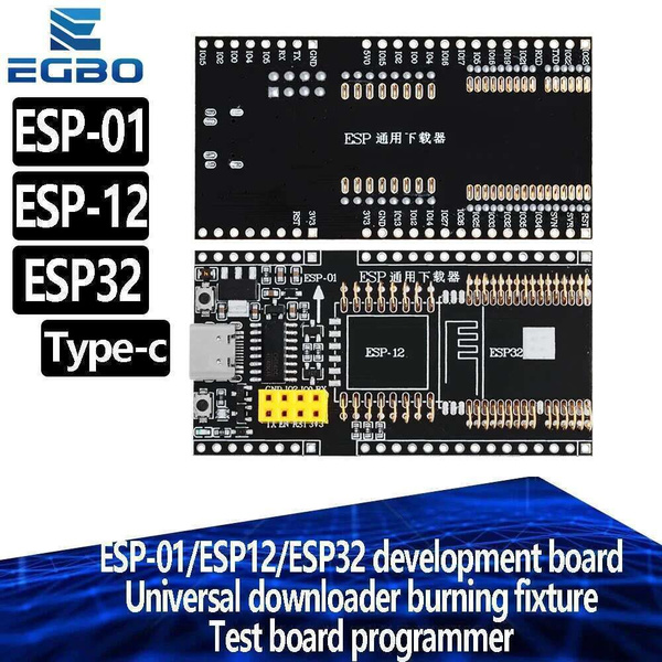 ESP8266 ESP32-WROVER Испытательный программист для ESP-01 ESP01S ESP12 ESP32 адаптер CH340 ...