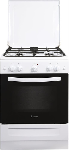 GEFEST Газовая плита ПГЭ 6101-02 0009 с газовой духовкой, белый купить c доставкой на OZON по ...