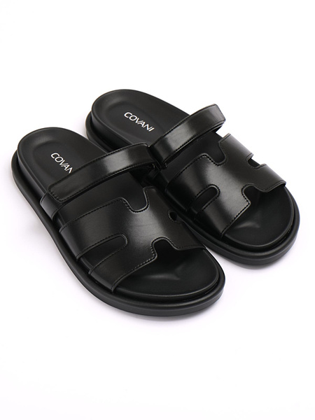 Сабо Женский Covani Натуральная кожа 7, размер 37 Круглый нос, Толстая подошва Без каблука ...