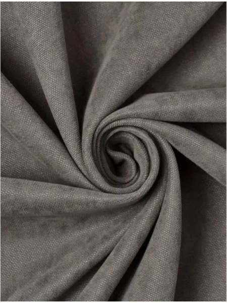 Комплект штор BonDec Шторы канвас блекаут , 260х140см, серый, Канвас ...