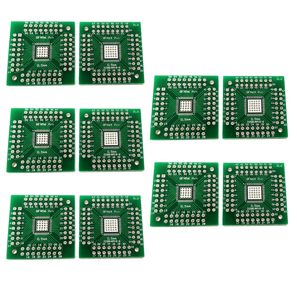 Плата Адаптера QFN56 QFN64 Плата Преобразователя Контактов 10 Шт ...