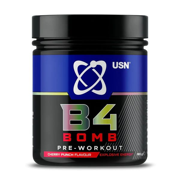 ЮСН В4 Предтренировочный комплекс, вишня .USN B4 Bomb Pre-Workout, 180 ...