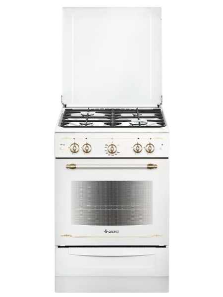 Плита газовая GEFEST ПГ 6100-02 0185, 4 конфорки, 60 60 см, электроподжиг, газ-контроль, эмаль ...