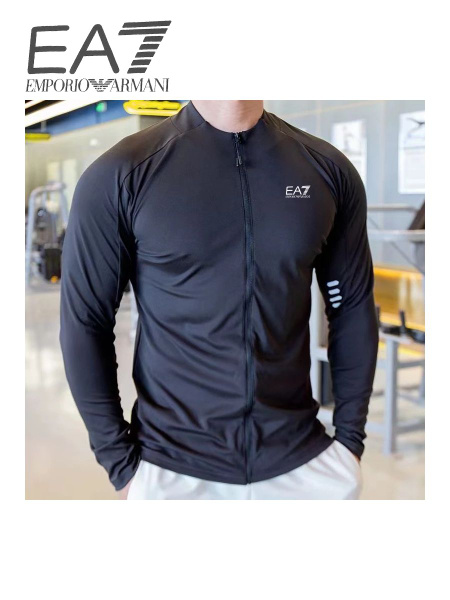 Ветровка Мужской EA7 черный Босс, размер 44, 46 Длинный На любой сезон свободный Китай купить c ...