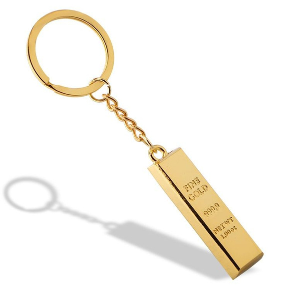 Брелок для ключей Слиток золота, брелок для сумки купить на OZON по ...