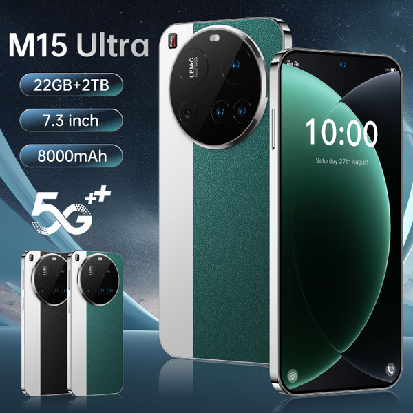 Смартфон M15 Ultra 22 ГБ 2 ТБ 2 ТБ 22 ГБ Зеленый 3 SIM купить c доставкой на OZON по низкой цене ...