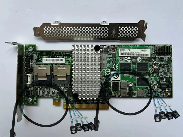 LSI 9264-8i 6GB PCI-E RAID CONTROLLER 256M Карта расширения с кабелем SFF8087 sata купить на ...