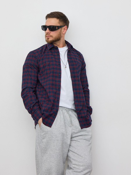 Рубашка Мужской Brostem красный каркаде, размер 52 Россия купить c доставкой на OZON по низкой ...