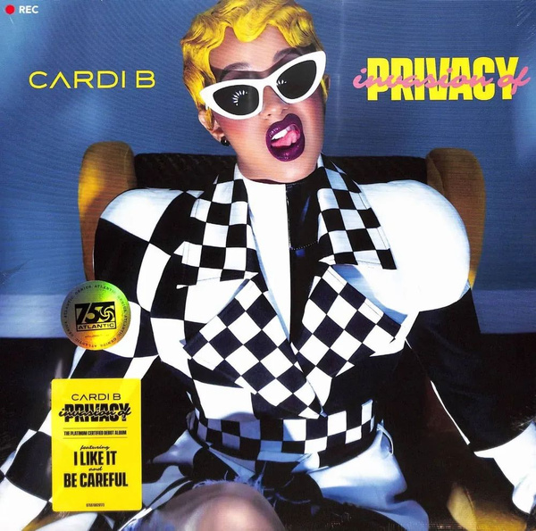 Виниловая пластинка Cardi B - Invasion Of Privacy (Crystal Clear Vinyl ...