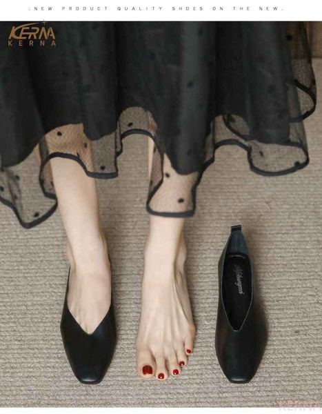 Туфли Женский KERNA Воловья кожа, размер 38 Платформа лодочки Однослойная подошва купить c ...