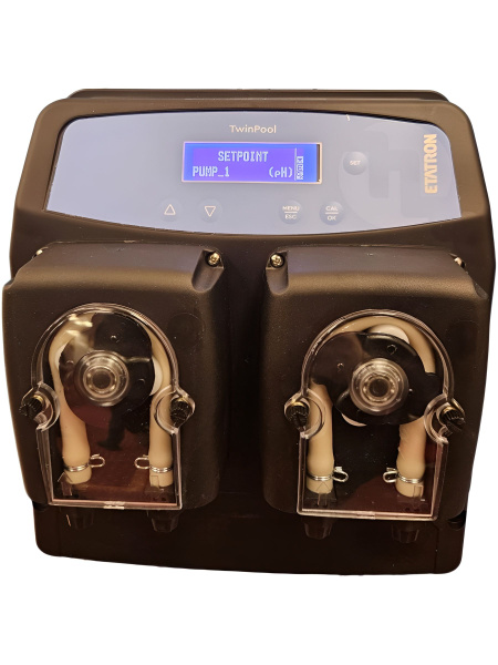 Станция дозирования и контроля Etatron TwinPool PER PH/RX с перистальтическими насосами, 3 л/ч ...