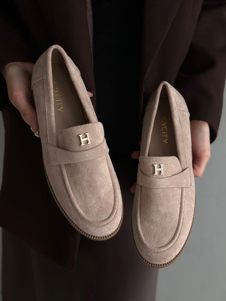 Лоферы Женский JOYCITY бежевый, размер 41 Лето F Россия Аппликация купить c доставкой на OZON по ...