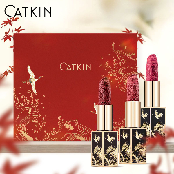 CATKIN Набор помад Rouge Carving Lipstick Set 3 шт.CR129+CO137+CO157 ...