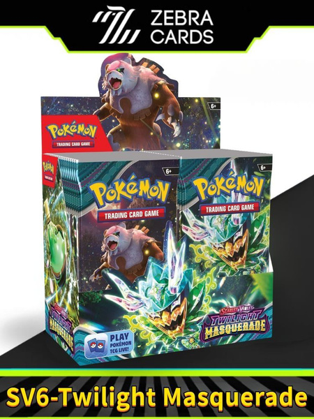 Покемон Любимая открытка POKEMON TCG: Scarlet & Violet sv6 Twilight Masquerade Booster Box ...