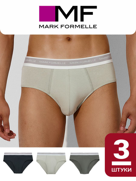Трусы Мужской Mark Formelle Кулирная гладь зеленый, размер 52 Беларусь Повседневный купить c ...