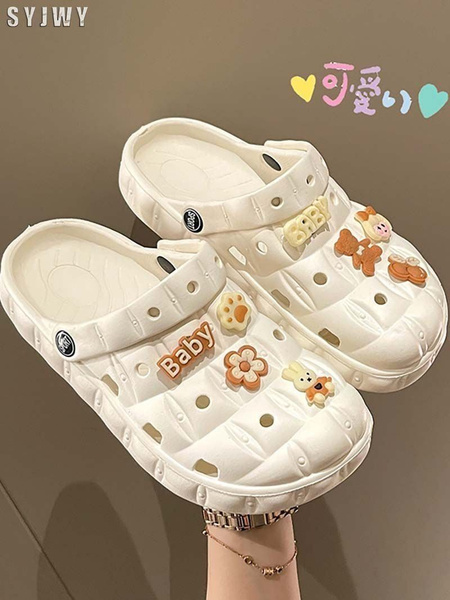 Сабо Женский SYJWY EVA, размер 35, 36 Круглый нос, Толстая подошва Аппликация Китай купить c ...