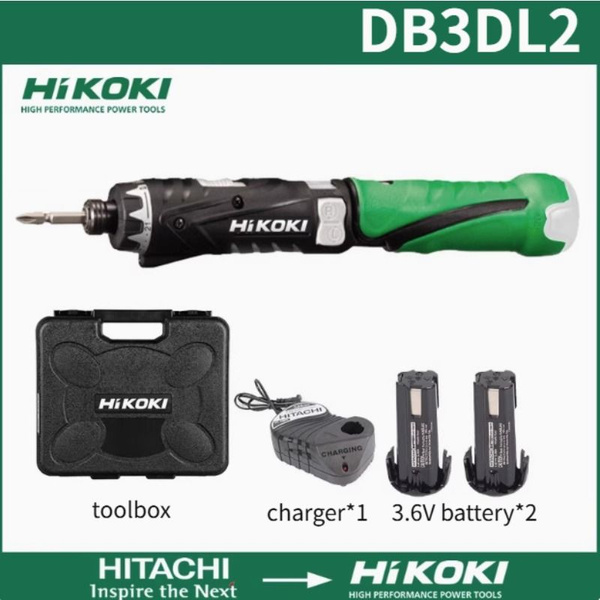 HiKOKI DB3DL2 3.6V Беспроводная дрель-шуруповерт 5 нм с литиевой ...