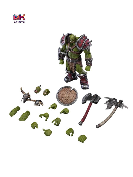 фигурки Memory toys World of Warcraft 20cm Orc Mercenary captain Kagas Action Figure купить на ...