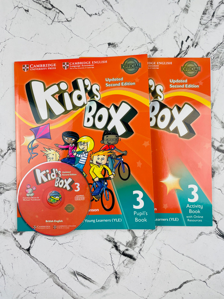 Kid's Box 3 Набор Pupil's book + Activity book + cd (Updated Second Edition), TheBookCorner ...