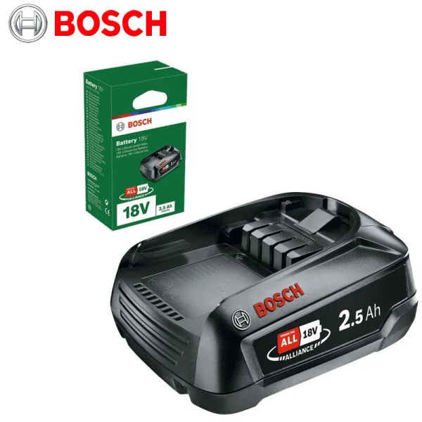 Аккумулятор "Bosch", для зеленого и садового инструмента, 18V, 2,5 А/ч ...