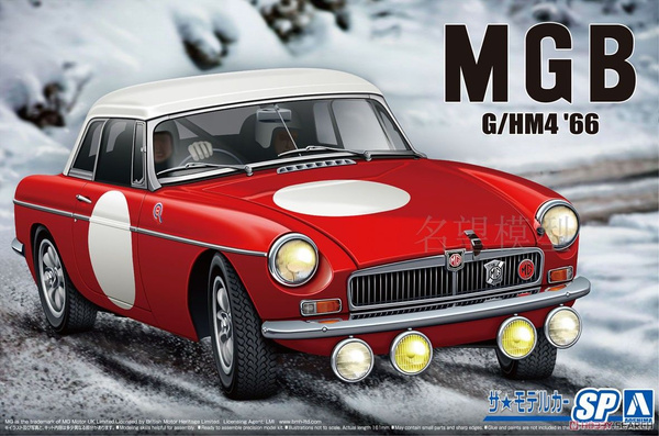 Сборная модель Машинка Aoshima-06126 1/24 BLMC G/HM4 MG-B CLUB RALLY ...
