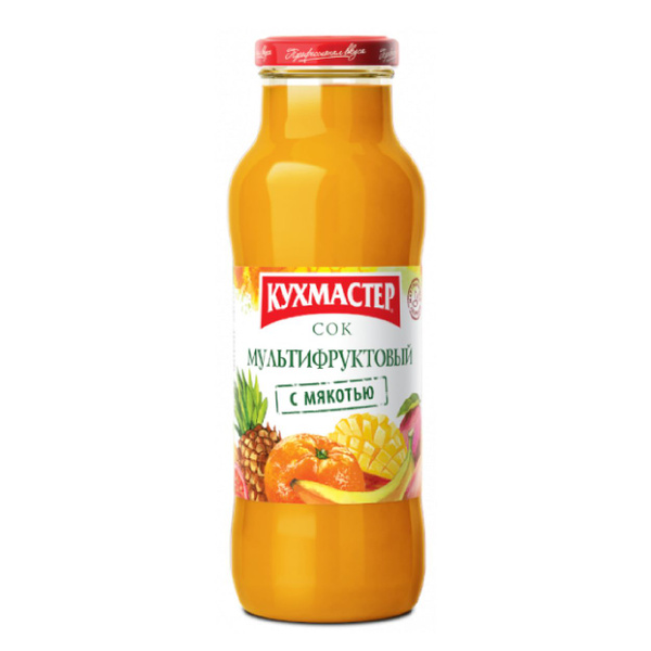 "Кухмастер" Сок мультифруктовый с мякотью , 680мл - купить с доставкой ...
