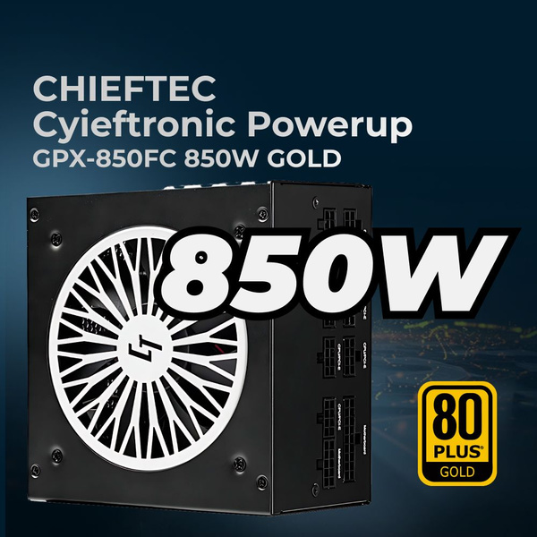 Блок питания для ПК ATX Chieftec CHIEFTRONIC PowerUp GPX-850FC (ATX 2.3 ...