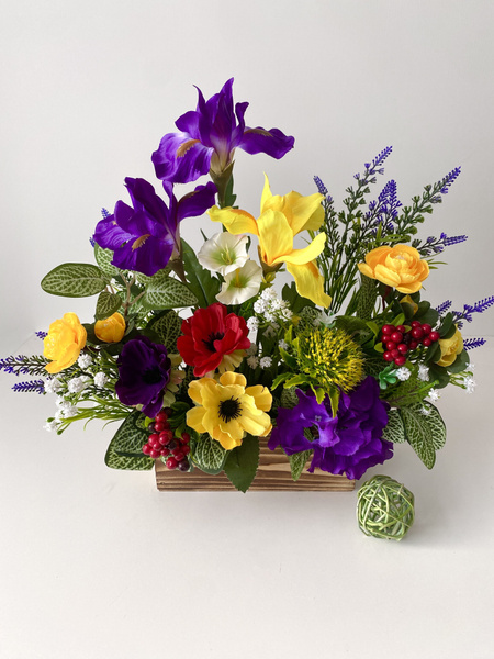 Купить Искусственные цветы, лаванда, гербера, гортензия, ромашка ...