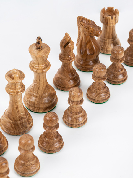 Шахматные фигуры деревянные Суприм дуб купить с доставкой по выгодным