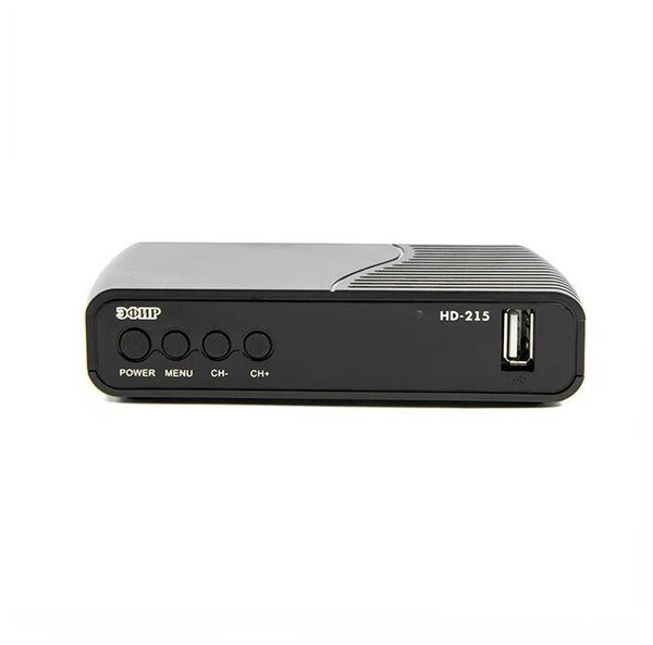 ТВ-ресивер ЭФИР HD-215 DVB-T2/DOLBY DIGITAL/WI-FI/дисплей, черный ...
