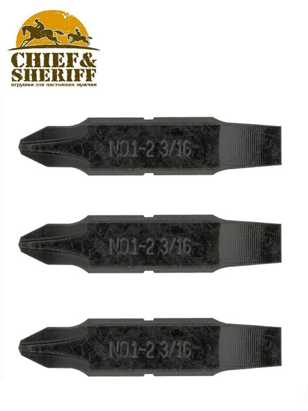 Набор бит Leatherman Phillips & Flat Screwdriver Bits, комплект 3 шт ...