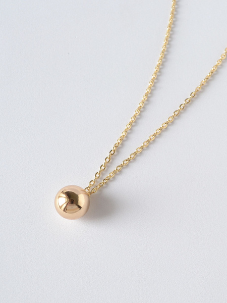 Подвеска золотой шар на цепочке - купить с доставкой по выгодным ценам ...