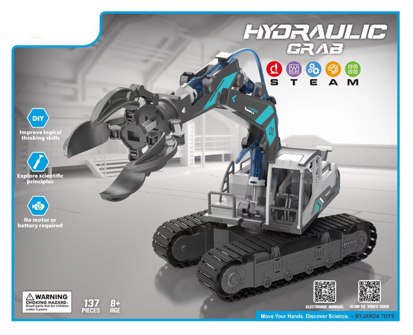 Конструктор робототехники Play Okay 3 в 1 Гидравлическая рука манипулятор для опытов мальчиков ...