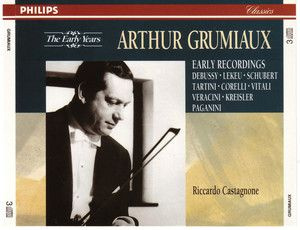 CD Audio CD Claude Debussy & Franz Schubert & Arthur Grumiaux: Early Recordings - купить по ...