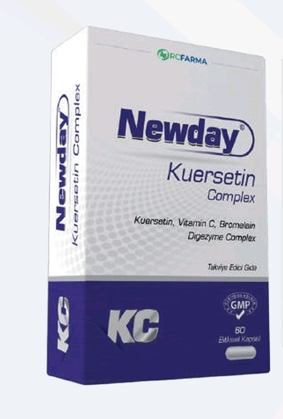 Rc.Farma, NewDay Кверцетин Комплекс, 60 капсул / Rc.Farma NewDay Quercetin Complex, Турция ...