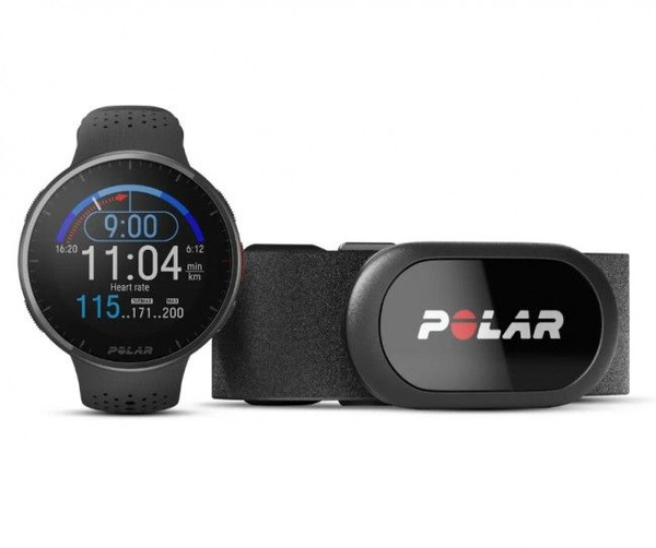 POLAR Умные спортивные смарт часы Pacer Pro + кардиомонитор нагрудный ...
