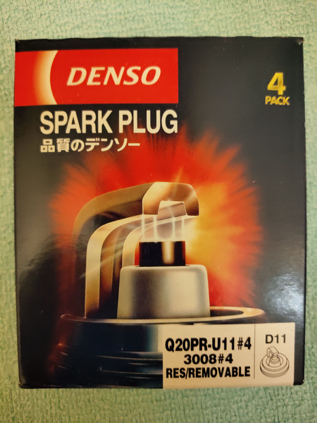Комплект свечей зажигания DENSO Q20PR-U11#4 - купить по выгодным ценам ...