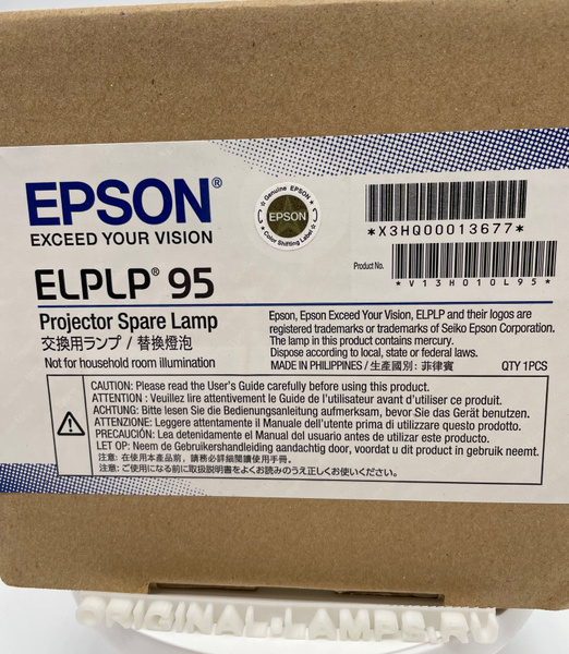 Epson ELPLP95 / V13H010L95 (OM) оригинальная лампа в оригинальном ...