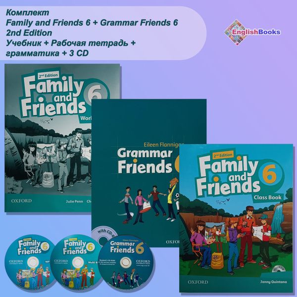 Family and Friends 6 + Grammar Friends 6, 2nd Edition - купить с ...