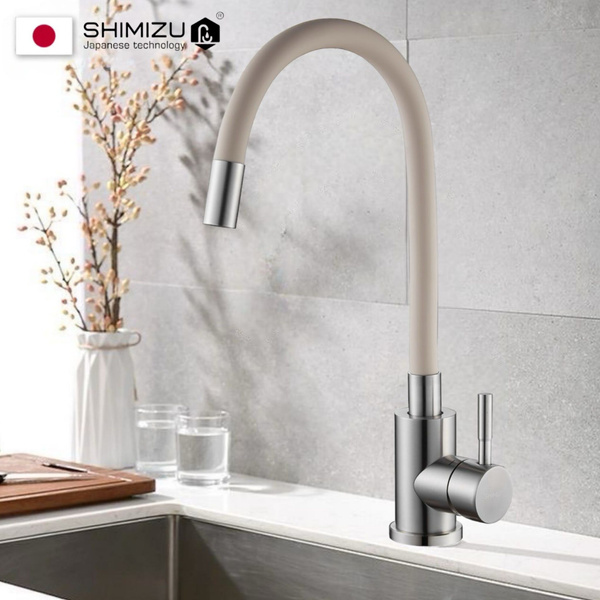 Смеситель SHIMIZU smz100655758_С изливом Нержавеющая сталь ...