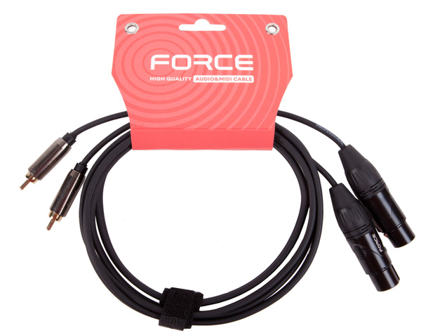 Кабель XLR, RCA FORCE FLC-17/2TW - купить по низкой цене в интернет ...