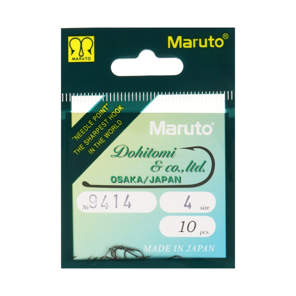 Maruto, Крючки универсальные Maruto 9414, цвет BN, № 4, 2 набора по 10 ...