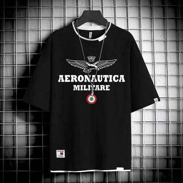 Футболка Aeronautica Militare, размер 52, цвет черный - купить по ...