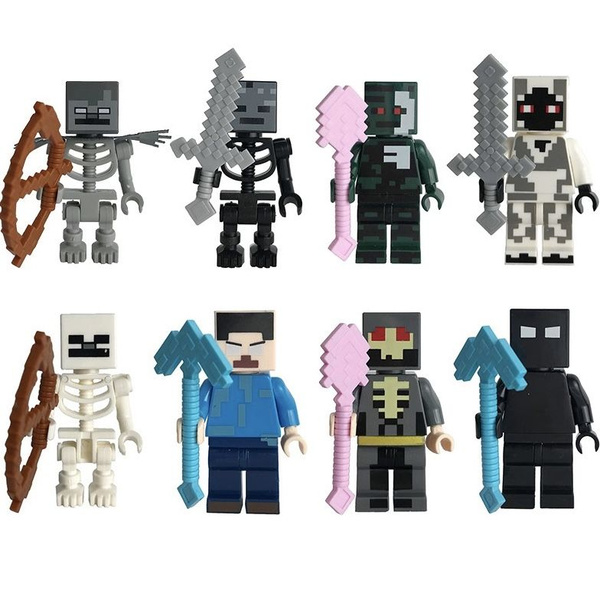 Скелет майнкрафт набор минифигурок Minecraft скелеты 8шт - купить с ...