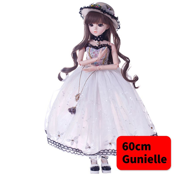 Куклы-игрушки 60 см, 18 суставов, тело BJD 1/3, изысканные куклы, коллекция для хобби, подарок ...