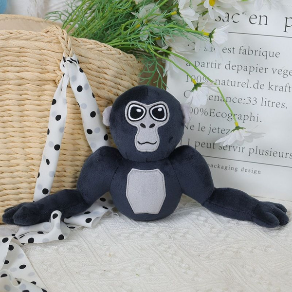 Gorilla Tag Monke,Мягкая игрушка Горилла Бирка,плюшевая многоцветная ...