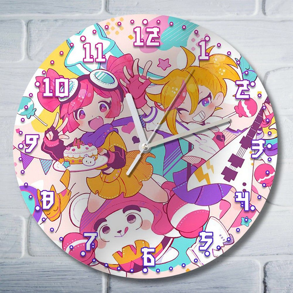 Настенные часы УФ "игры muse dash (рейму, мику, Rin, Marija, Yume, Ola ...