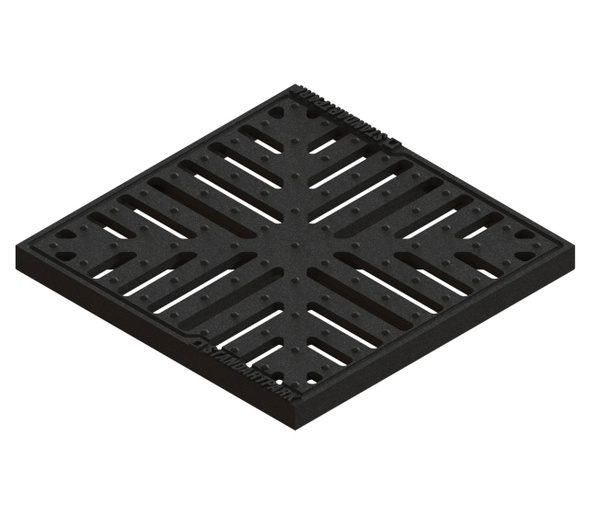 Решетка чугунная к дождеприемнику Standartpark Polymax Basic класса А15 - купить с доставкой по ...