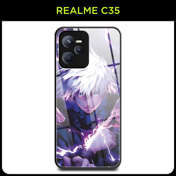 Характеристики Стеклянный чехол на Realme C35 / Реалми С 35 с принтом ...