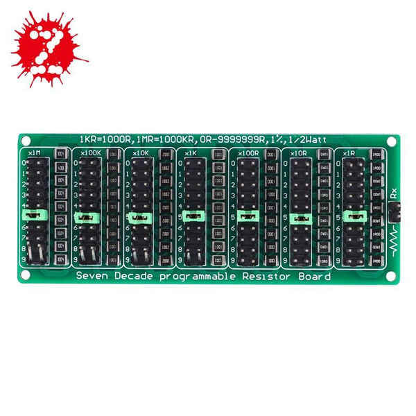(D Y X G) 7 Decade - 9999999R Programmable SMD Slide Resistor Board ...